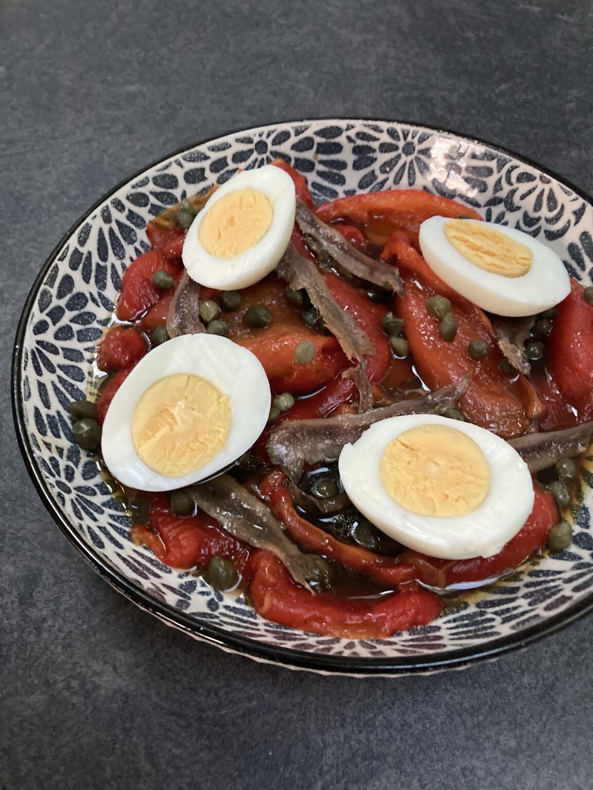 Salade de poivrons rouges – Torchons & Serviettes