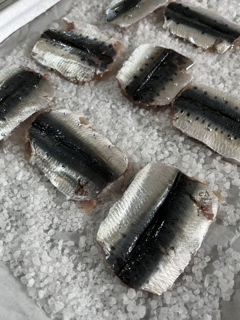 Sardines crues marinées – Torchons & Serviettes